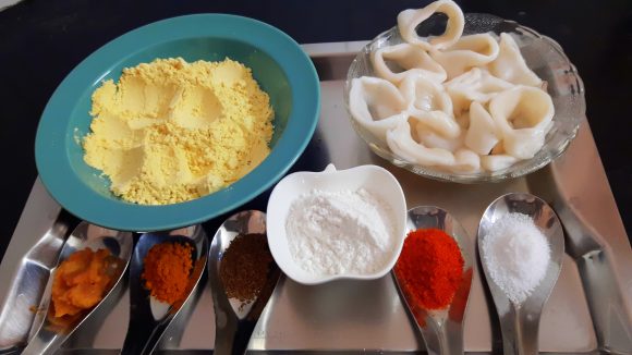 Squid fritters (kanava fish pakora/pakoda) – Indian Cooking Manual