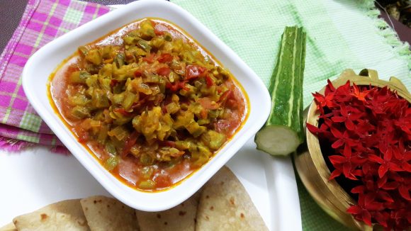 Ridge Gourd with Tomato – Indian Cooking Manual