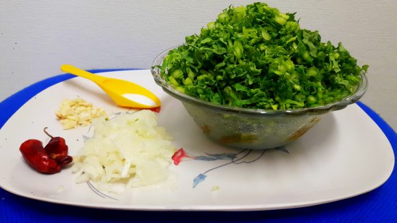 Sarson ka Saag (Mustard Green dry) – Indian Cooking Manual